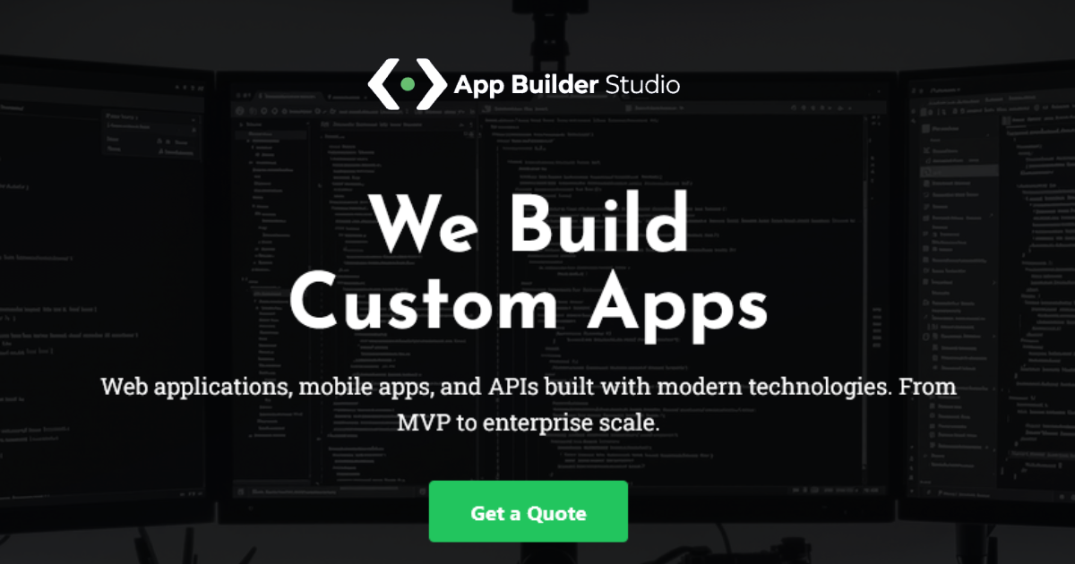 App Builder Studio - Custom Web & Mobile App Development